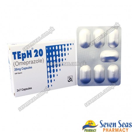 TEPH CAP 20MG (1X14) - Seven Seas Pharmacy - Pakistan Online Pharmacy - Lahore