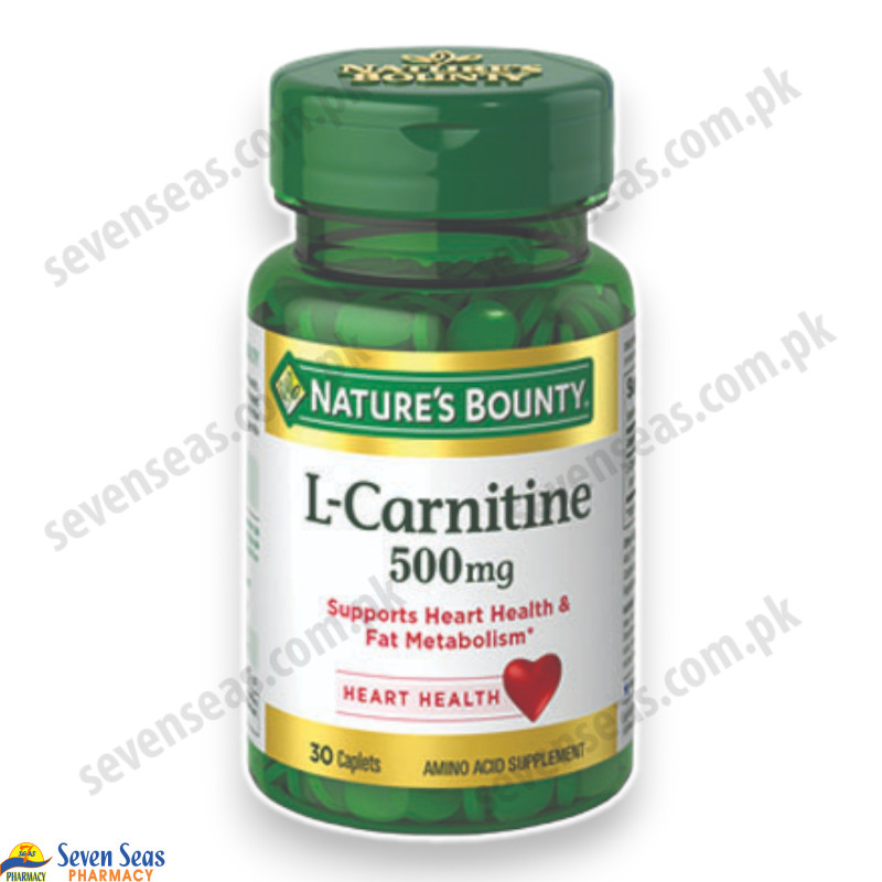 NB L-CARNITINE TAB 500MG (1X30) - Seven Seas Pharmacy - Pakistan Online ...