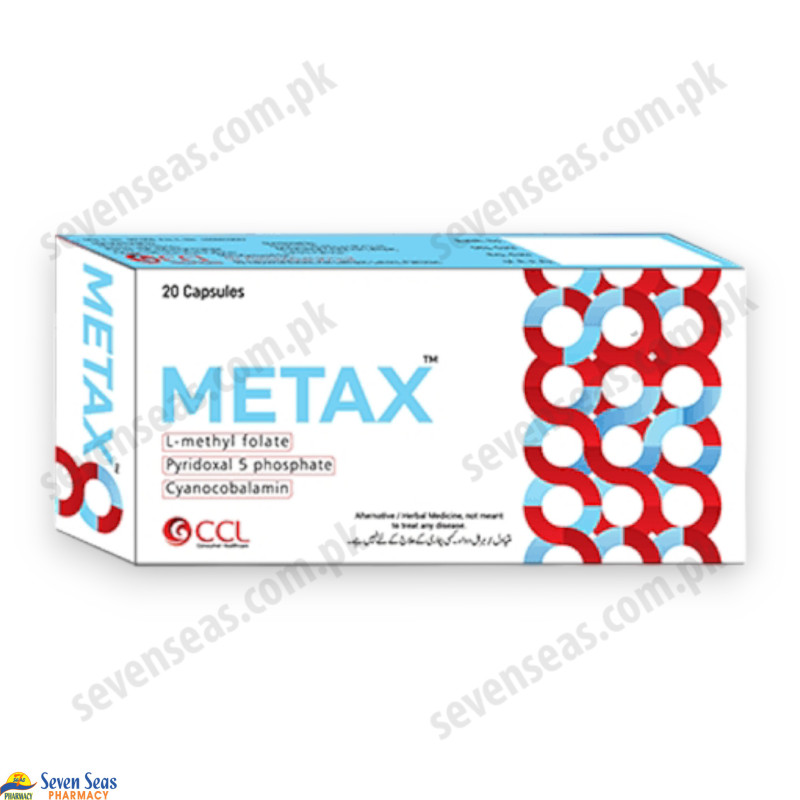 METAX CAP (2X10) - Seven Seas Pharmacy - Pakistan Online Pharmacy - Lahore