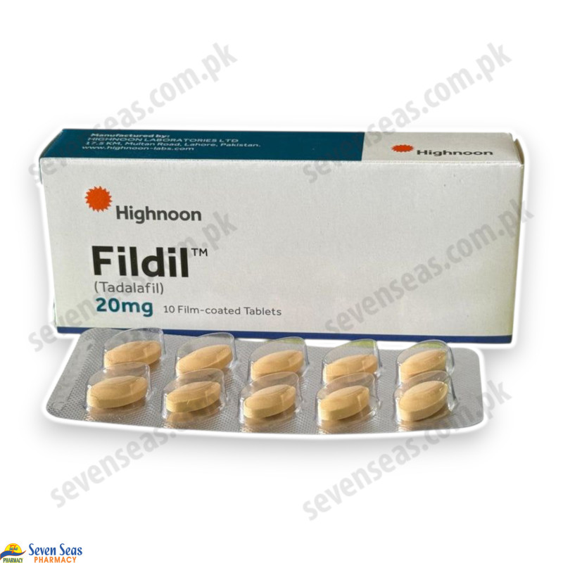FILDIL TAB 20MG (1X10) - Seven Seas Pharmacy - Pakistan Online Pharmacy ...